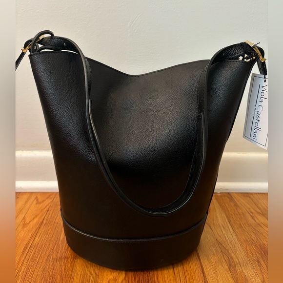 Viola Castellani | Bags | Nwt Viola Castellani Italian Leather Smooth ...